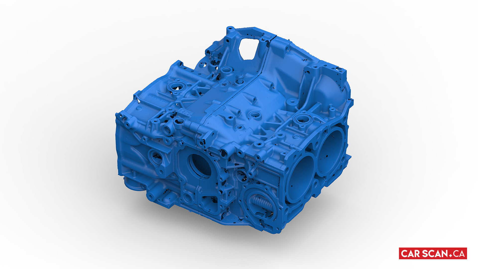 Subaru EJ25 Engine Block 3D Scan | CarScan.ca